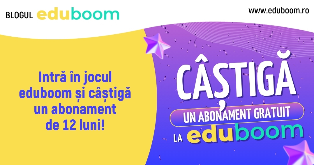 Intră în jocul eduboom și câștigă un abonament de 12 luni! - Blogul ...